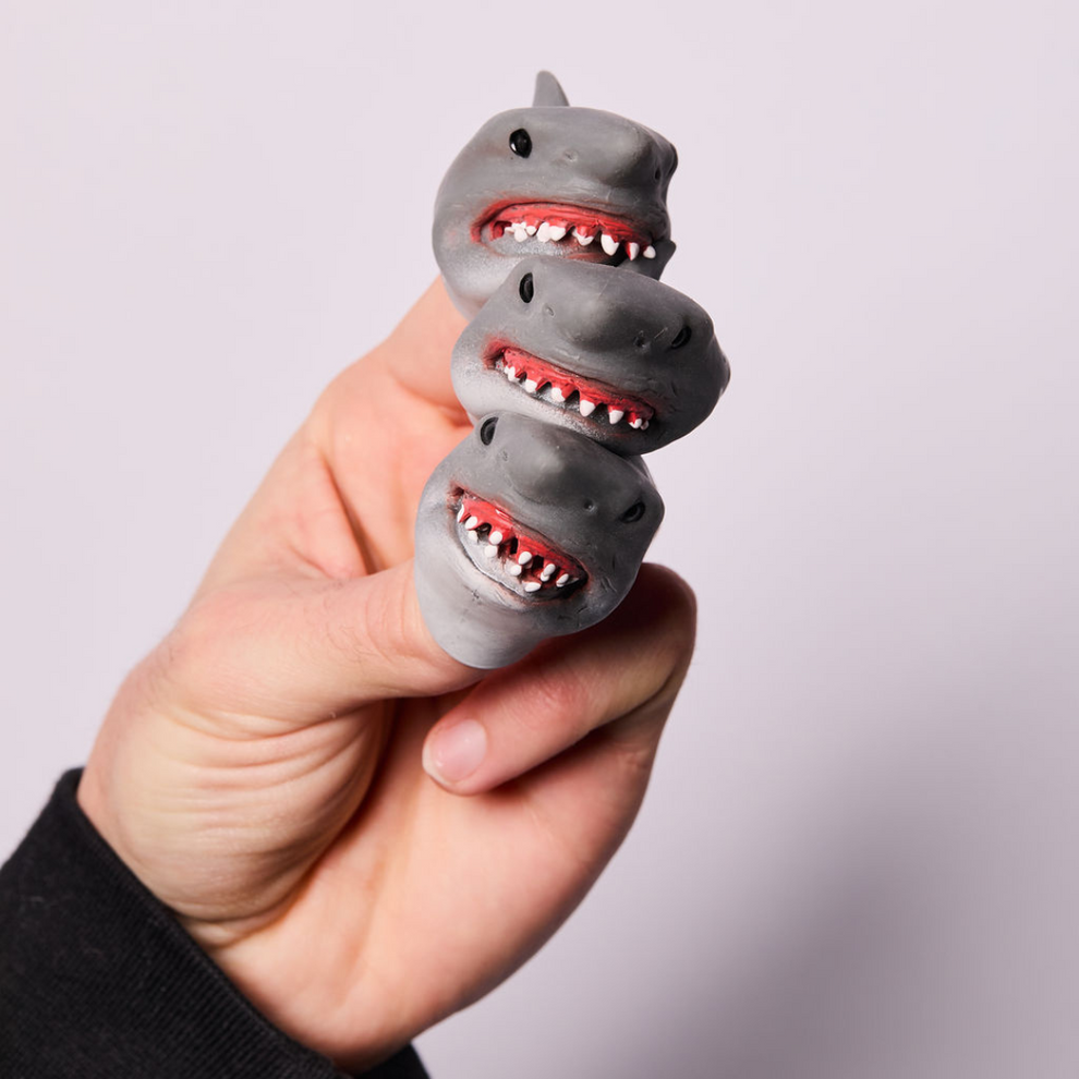 OFFICIAL MINI SHARK BABY PUPPET SET OF THREE – The Shark Puppet